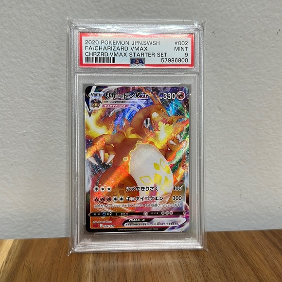 Pokemon | Toys | 220 Charizard Vmax Japanese Psa 9 | Poshmark
